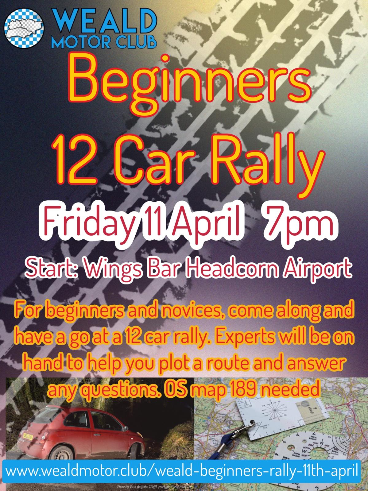 Weald Beginners Rally - 11th April - Maidstone & Mid Kent Motor Club